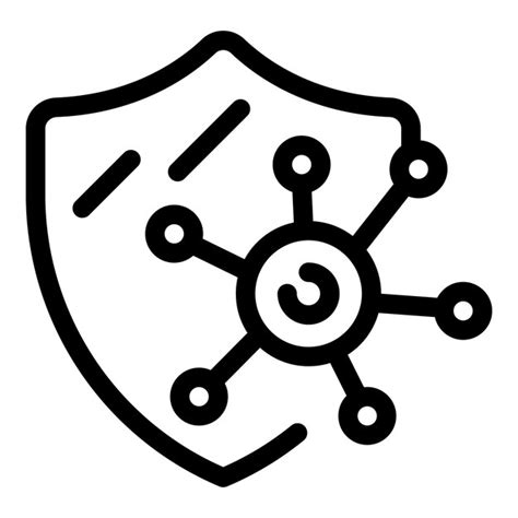 Premium Vector Antivirus Software Protecting From Virus Using Shield Icon