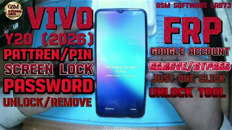 Vivo Y20 PD2034F Hard Reset Frpbypass Unlock Tool Vivo