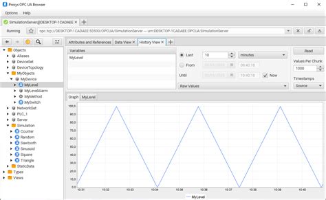 Prosys OPC UA Browser Prosys OPC