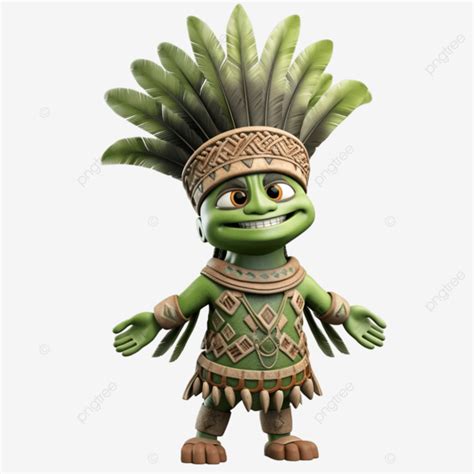 Inventive Flat Green Bean Pod Charecter Inventive Flat Green Bean Pod Charecter Png