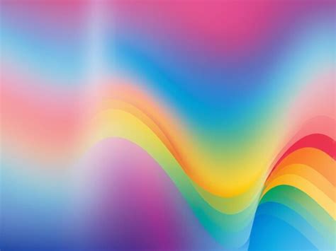 Premium Photo Rainbow Horizon Background