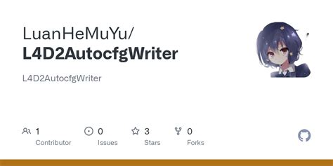 GitHub LuanHeMuYu L4D2AutocfgWriter L4D2AutocfgWriter