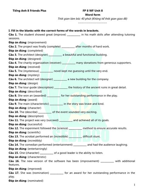 Key Unit 8 Pdf Teaching Methods And Materials