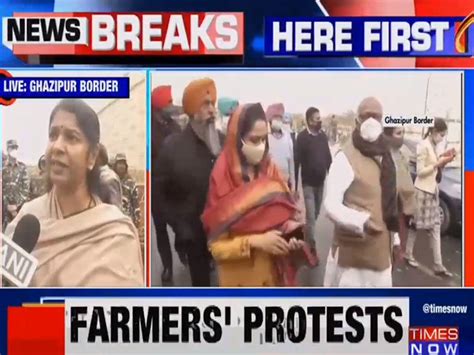 Opposition Mps Stopped From Meeting Protesting Farmers At Ghazipur Border