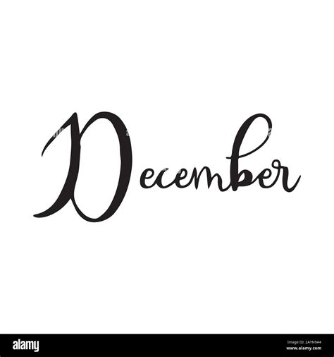 December Calligraphy Font