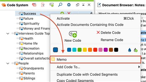 Code Memos
