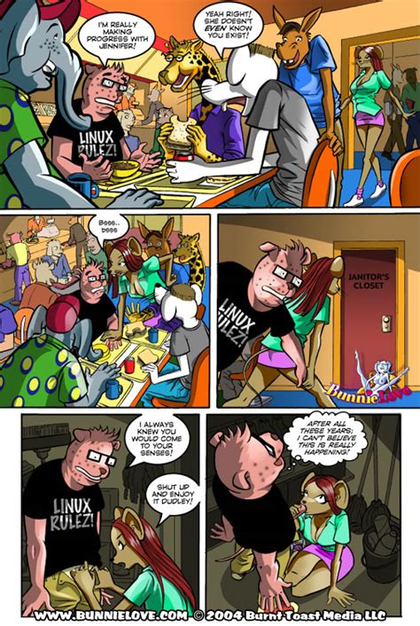Rule 34 Anthro Bunnie Love Bunnie Love Character Comic Dialogue