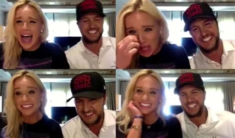 Luke Bryan And Caroline Bryan Hold Nothing Back While Playing NSFW Game Country Now