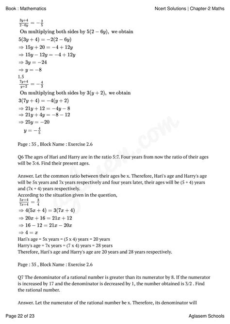 Ncert Solutions For Class 8 Maths Chapter 2 Linear Equations In One Variable Question Answer