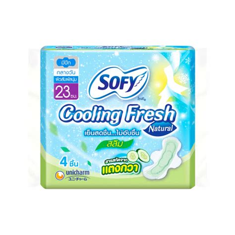 Sofy Cooling Fresh Natural Slim Wing 23cm ลด 0