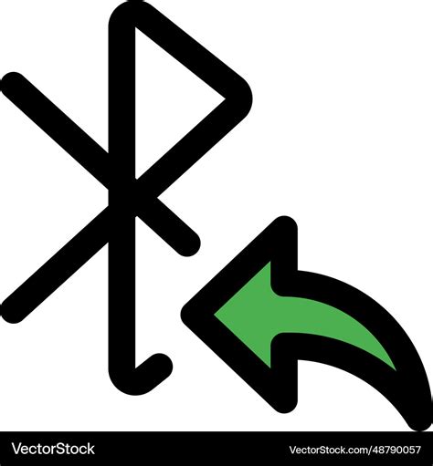 Data Forwarding With Bluetooth Application Vector Image