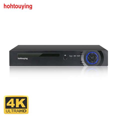 Hohtouying 4CH 8CH 4K 8MP H 265 PoE NVR Gravador Para HD 4K 3MP 4MP 5MP