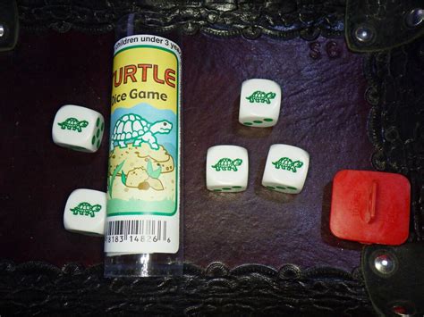 Turtle Dice Game Instructions With 5 Dice RPG Tool Tabletop Roleplay Games Supply CCG Card Board