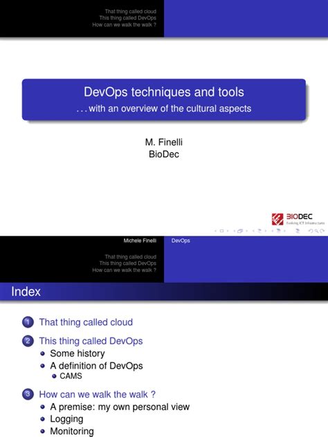 Devops Techniques And Tools Pdf Agile Software Development