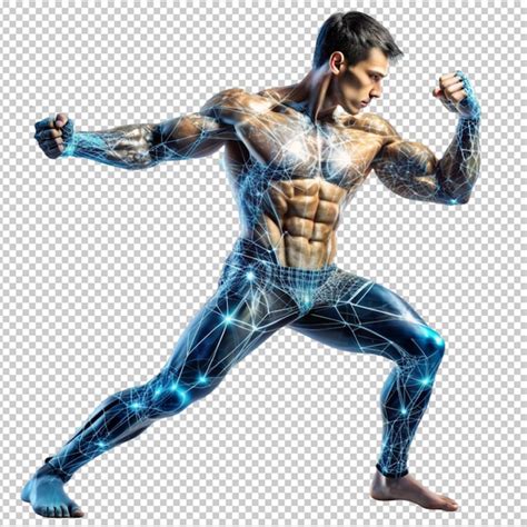 Man Fight Pose Generative Ai Premium Ai Generated Psd