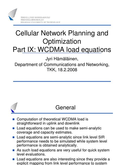 cellular network planning and optimization part9 pdf pdf decibel