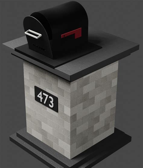 703 Stone Tile Mailbox Knoxstoneandtile