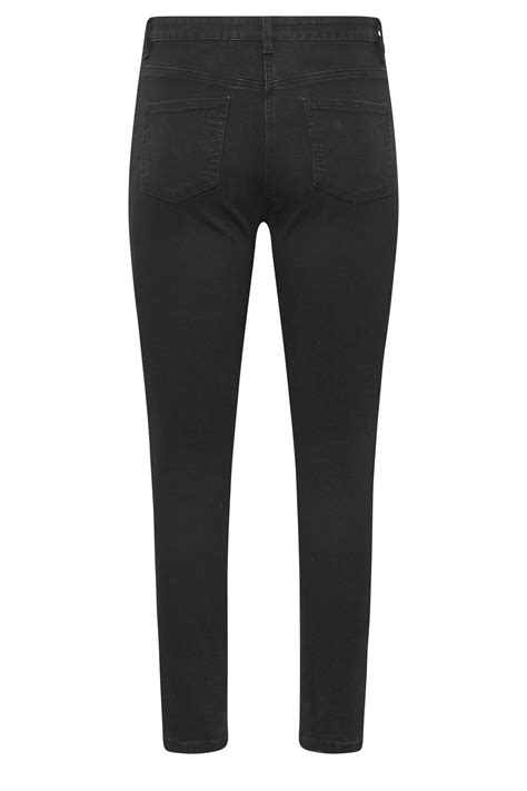 Petite Black Stud Skinny Ava Jeans Pixiegirl