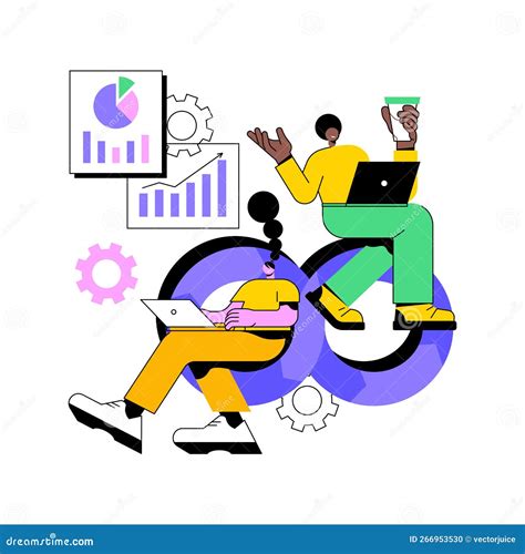 Devops Team Abstract Concept Vector Illustration Stock Vector