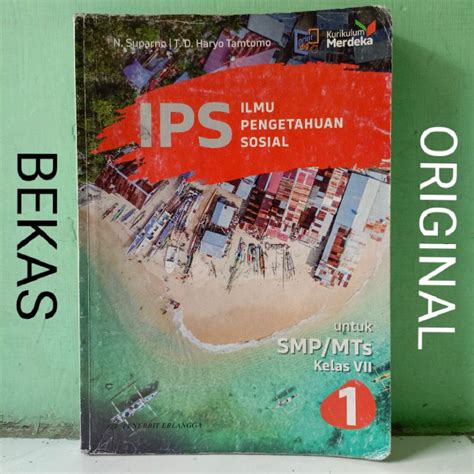 Jual Buku Ips Ilmu Pengetahuan Sosial Kelas 7 Vii 1 Smp Mts Penerbit