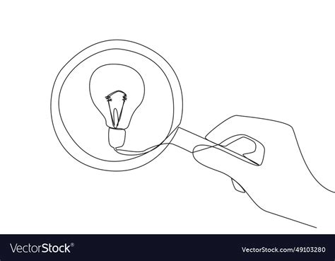 Single Continuous Line Drawing Big Hand Holding Vector Image