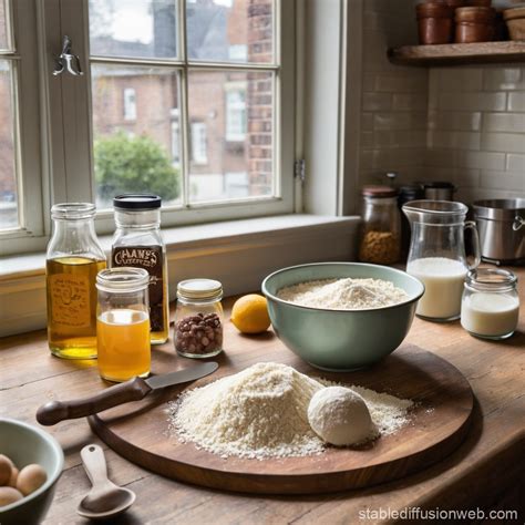 Cartoon Style Kitchen Illustration Stable Diffusion Online