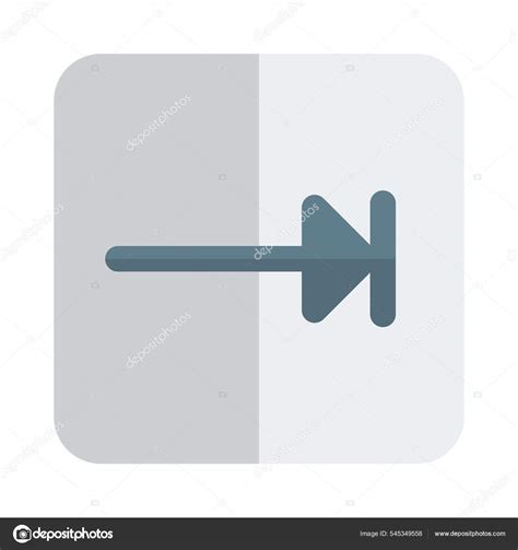 Rightwards Arrow Bar Symbol Tab Function Macintosh Stock Vector By Get Net