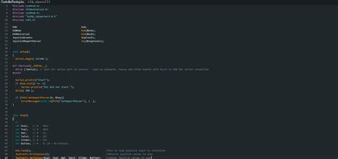 Interfacing Arduino UNO With Logitech 3D Pro Code Troubleshooting