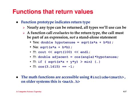 control functions classes ppt download