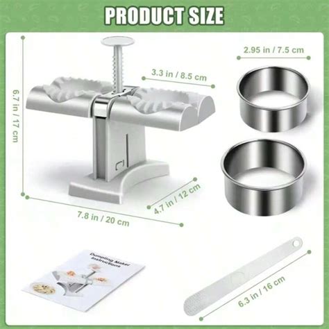 Automatic Dumpling Maker Machine Home Use Dual Head Dumpling Skin