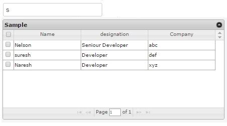 Javascript How To Do Autocomplete Dropdown As A Grid In AngularJS