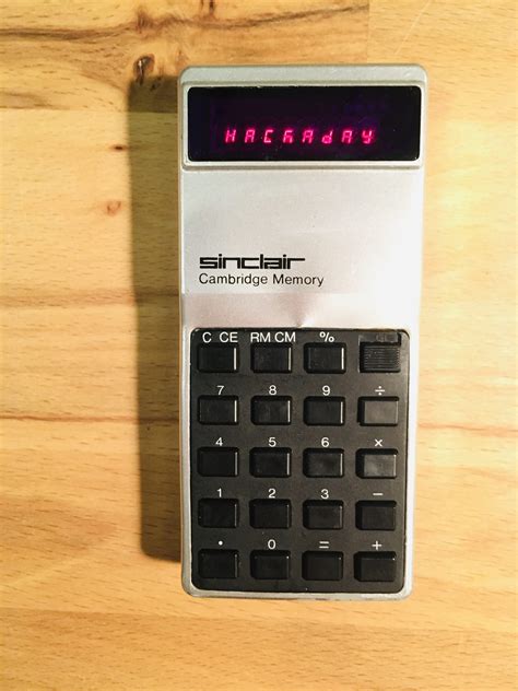 Sinclairduino Vintage Calculator Reanimated Ynformatics