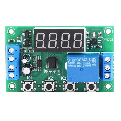 Time Delay Module LED Display Adjustable Timer Relay Automation Control Switch Module V