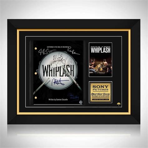 Whiplash Script Limited Signature Edition Custom Frame Etsy