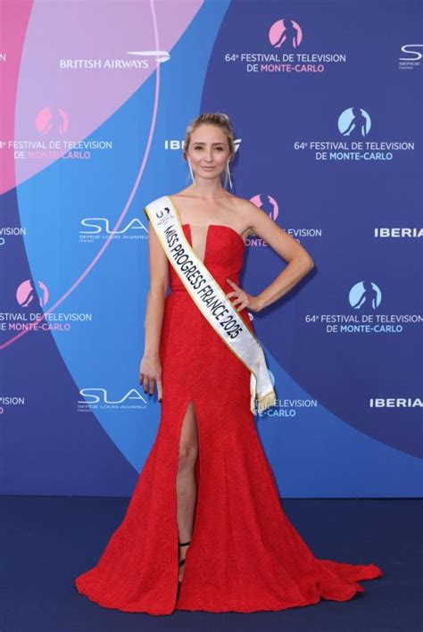 Floriane Carton Mouchet At 64th Monte Carlo Television Festival Opening