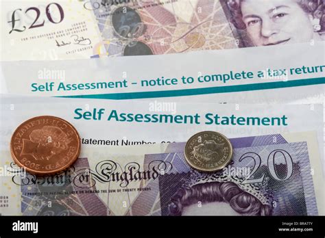Hmrc Self Assessment Statement And Notice To Complete A Tax Return With
