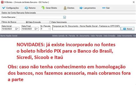 Fontes De Emissor De Boleto Bancário Registro Online Delphi Softarena