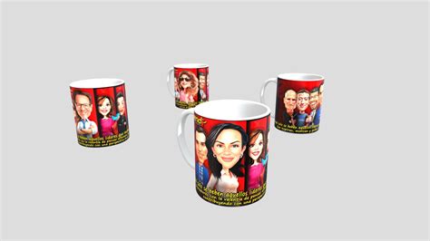 4 Mugs Skechfab 3d Model By Oscar Becerra Multimedia
