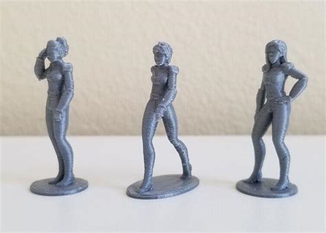 3d Printed Robotech Rpg Tactics Female Zentraedi Pilots Macross