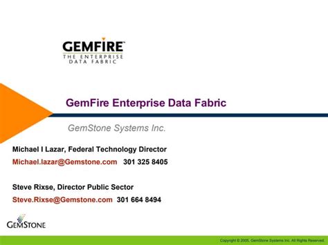 Gemfire Ppt