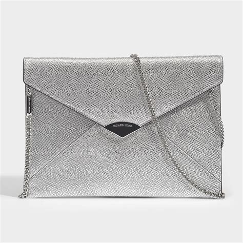 Michael Kors Metallic Clutch Handbag Paul Smith