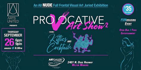 Provocative Art Show 2 Kitties And Cocktails Hotspots Happening Out