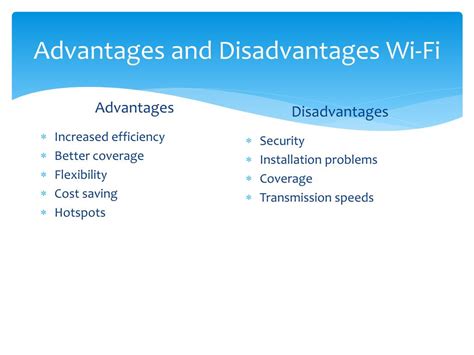 Wifi World Advantages And Limitations