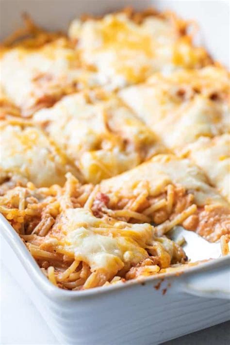 Baked Spaghetti With Ricotta Recipe In 2025 Baked Spaghetti Baked