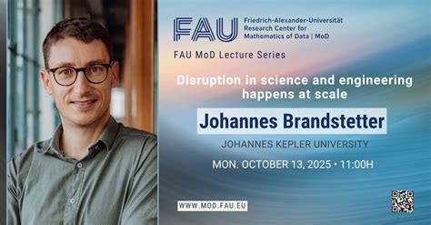 Fau Mod Lecture Disruption In Science And Engineering Happens At Scale Fau Mod