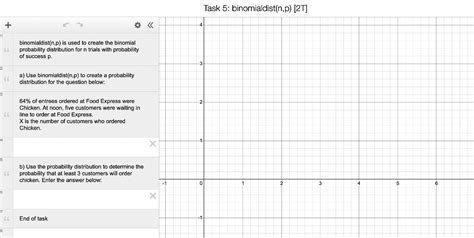 solved task 5 binomialdist n p [2π] binomialdist n p is