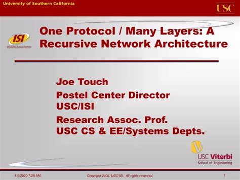 Ppt Recursive Network Architecture Rna One Protocol Many Layers