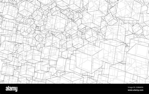 Wireframe Boxes Sketch Style Stock Vector Image And Art Alamy