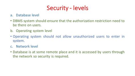 DBMS Unit Database Security PDF