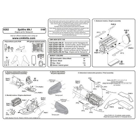 Spitfire Mk I Engine Set
